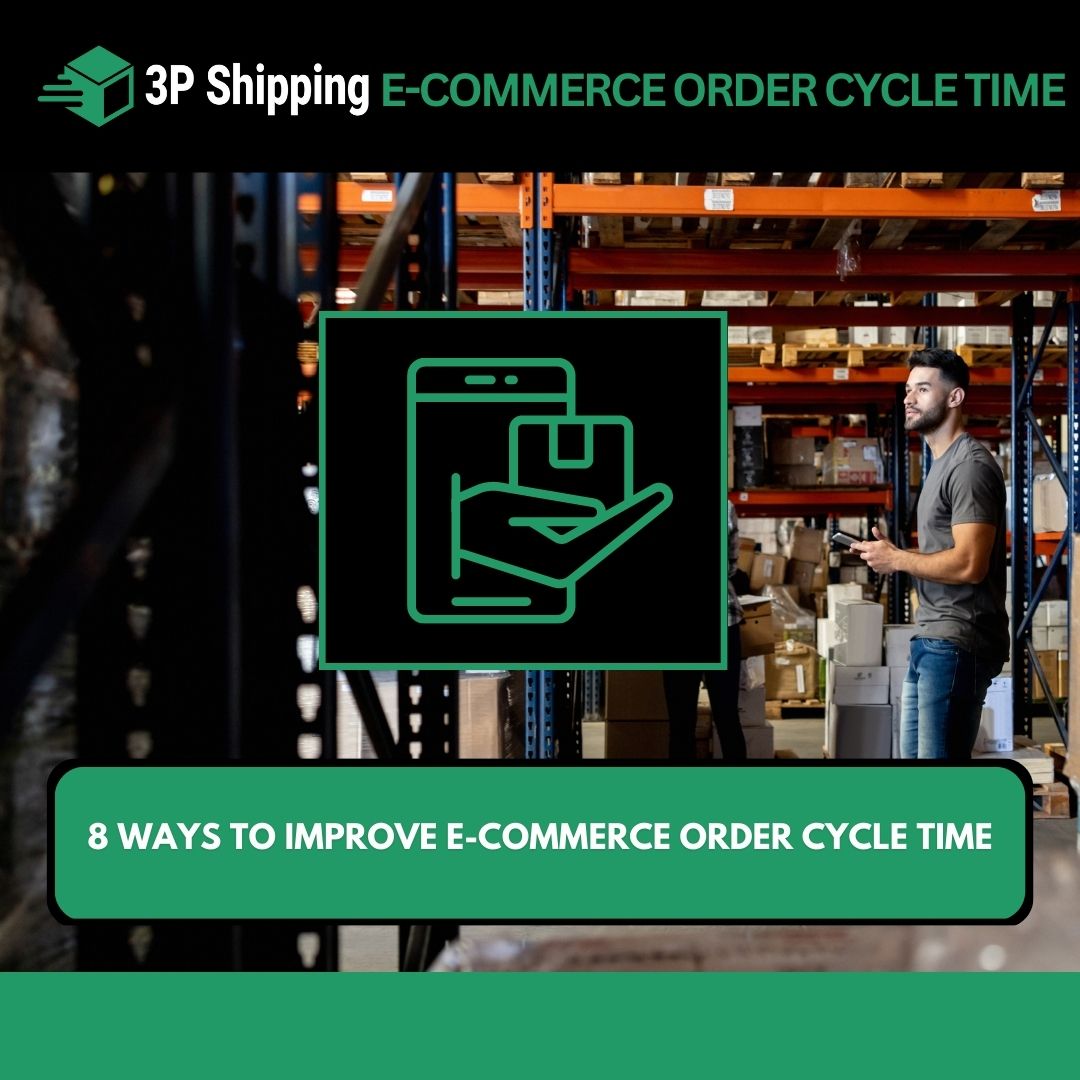 8 WAYS TO IMPROVE E-COMMERCE ORDER CYCLE TIME - 3P SHIPPING